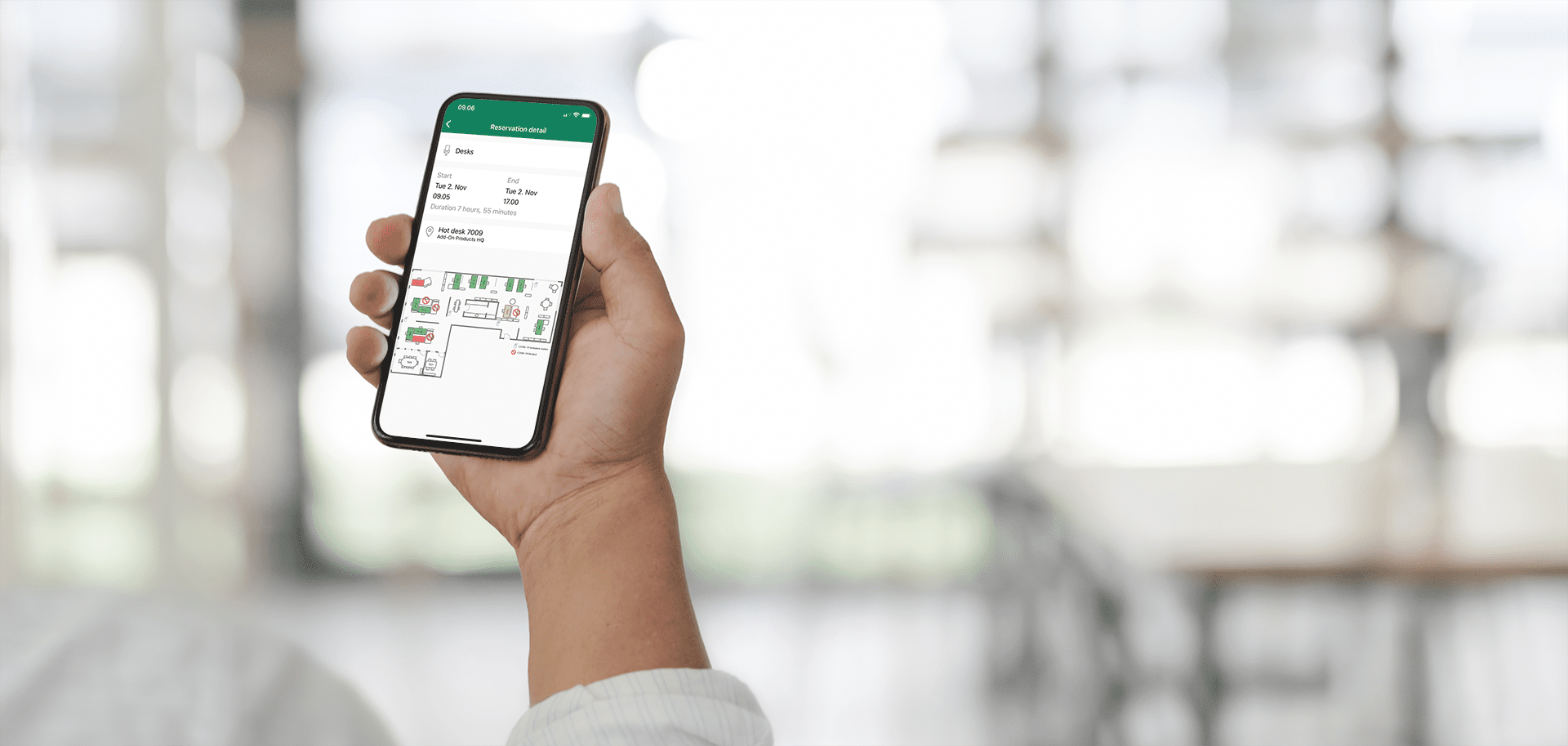 Workspace Booking App | On the go → Add-On