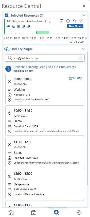 Outlook® Add-in for Resource Central and Microsoft365 - Add-On Products
